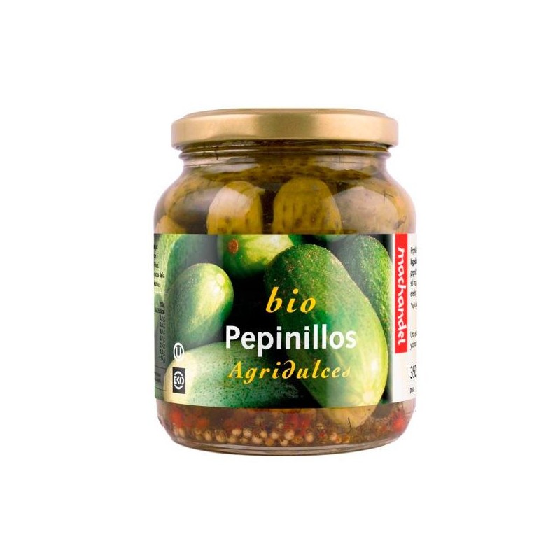 PEPINILLOS AGRIDULCES MACHANDEL 680GR - Tienda Biomarket